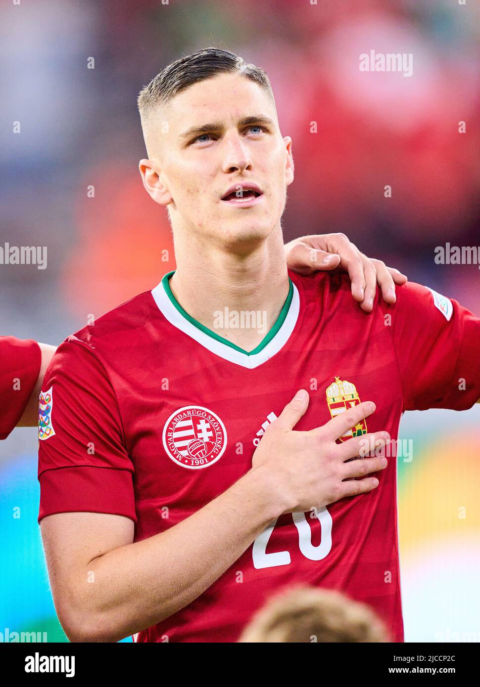 Roland Sallai, HUN 20 in the UEFA Nations League 2022 match HUNGARY ...