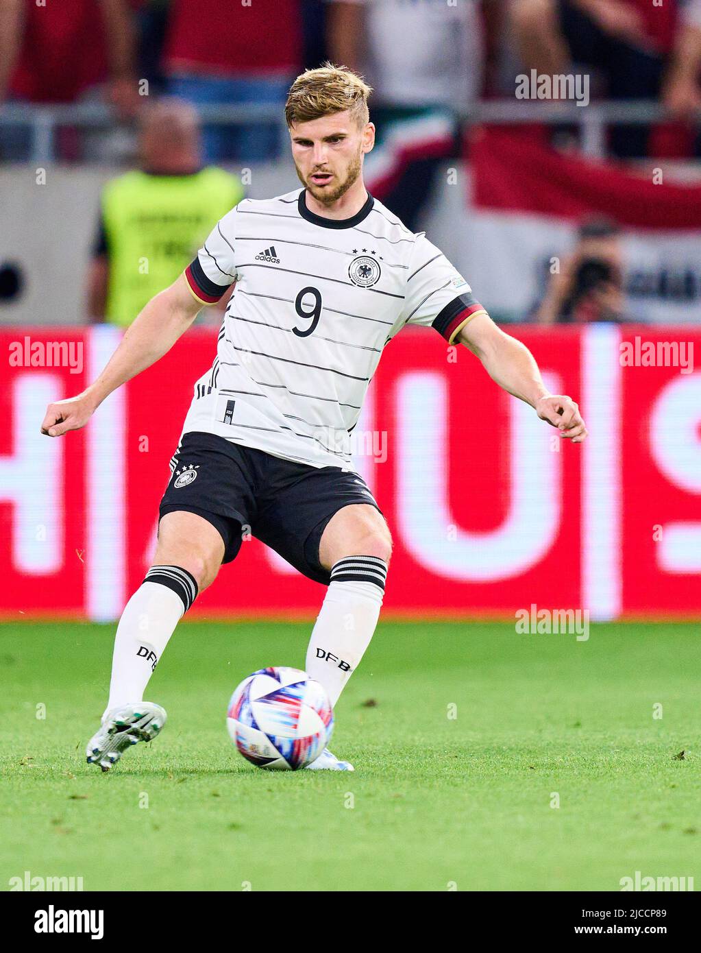 Timo Werner, DFB 9 in the UEFA Nations League 2022 match HUNGARY ...