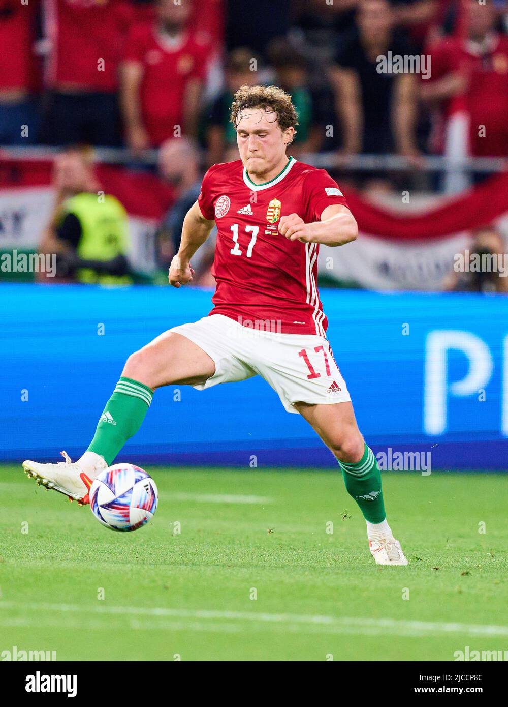 Callum Styles, HUN 17 in the UEFA Nations League 2022 match HUNGARY ...