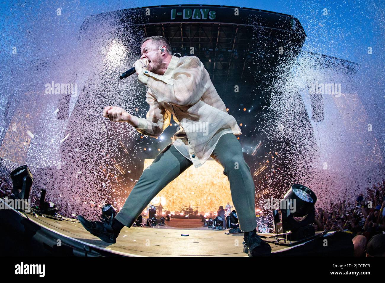 Milan Italy. 11 June 2022. TheAmerican pop rock band IMAGINE DRAGONS ...