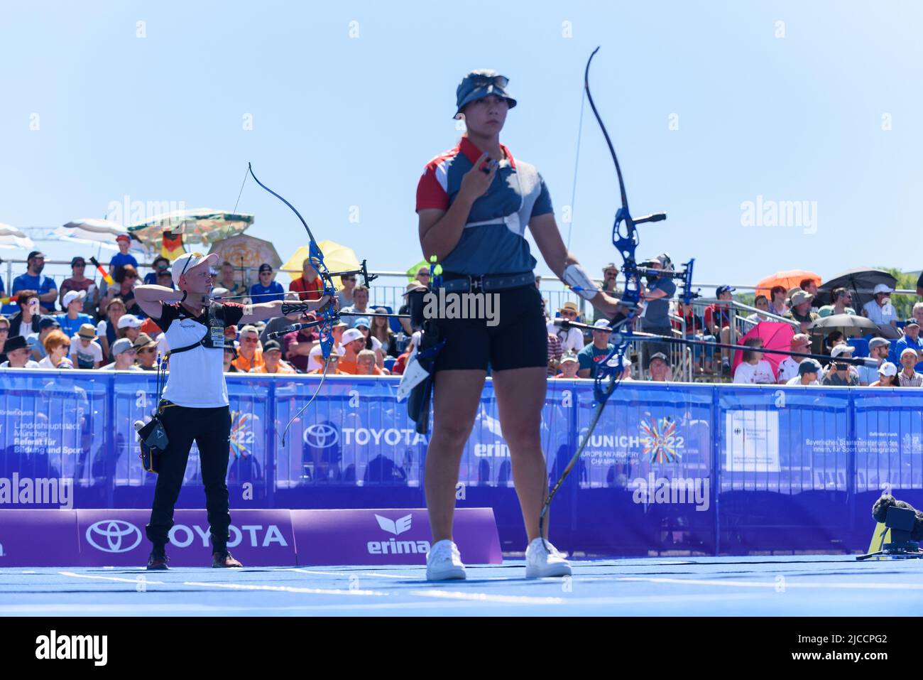 Michelle Kroppen (Germany) during the recurve women gold medal match ...