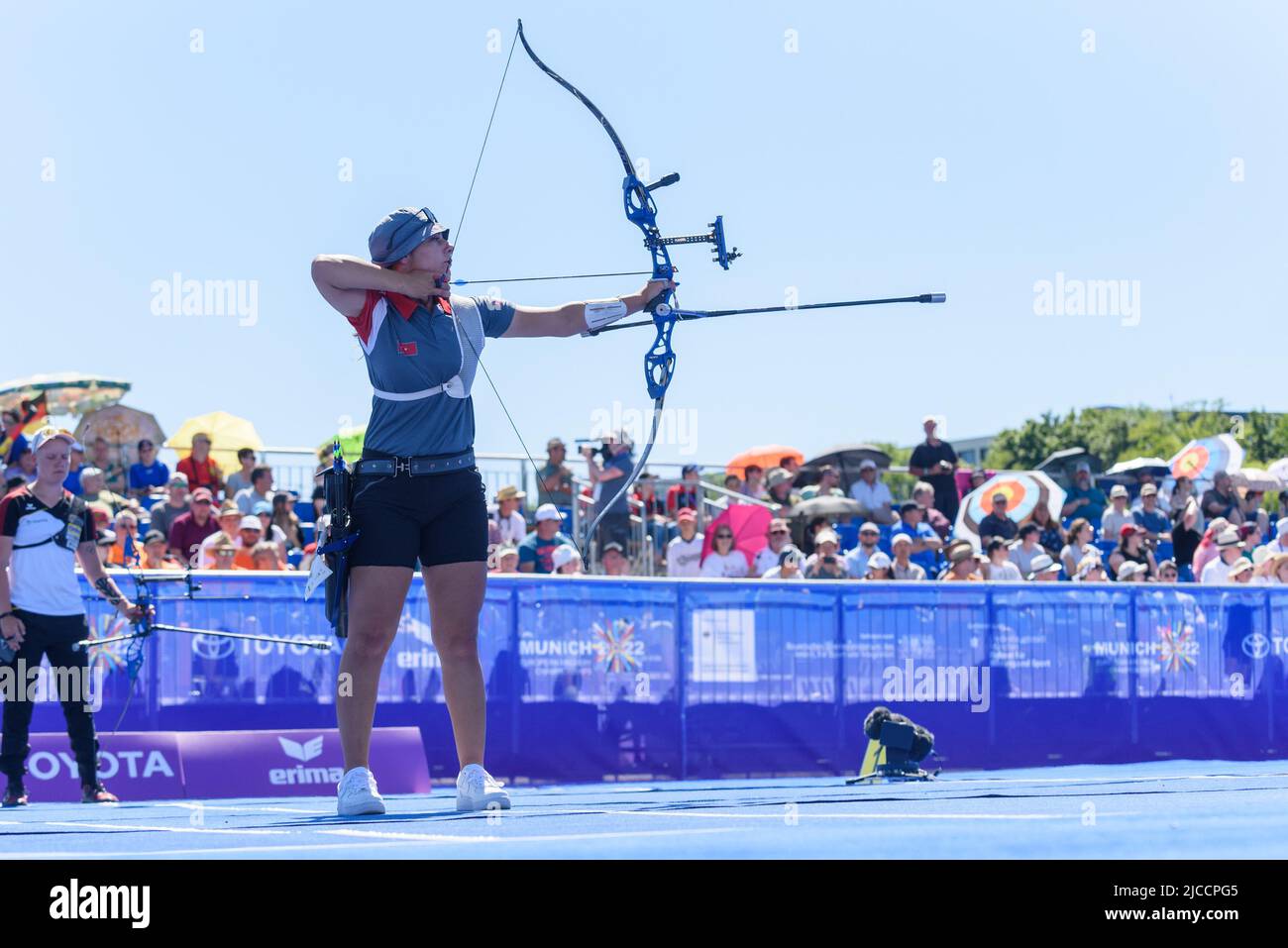 Gulnaz Coskun (Turkey) during the recurve women gold medal match during ...