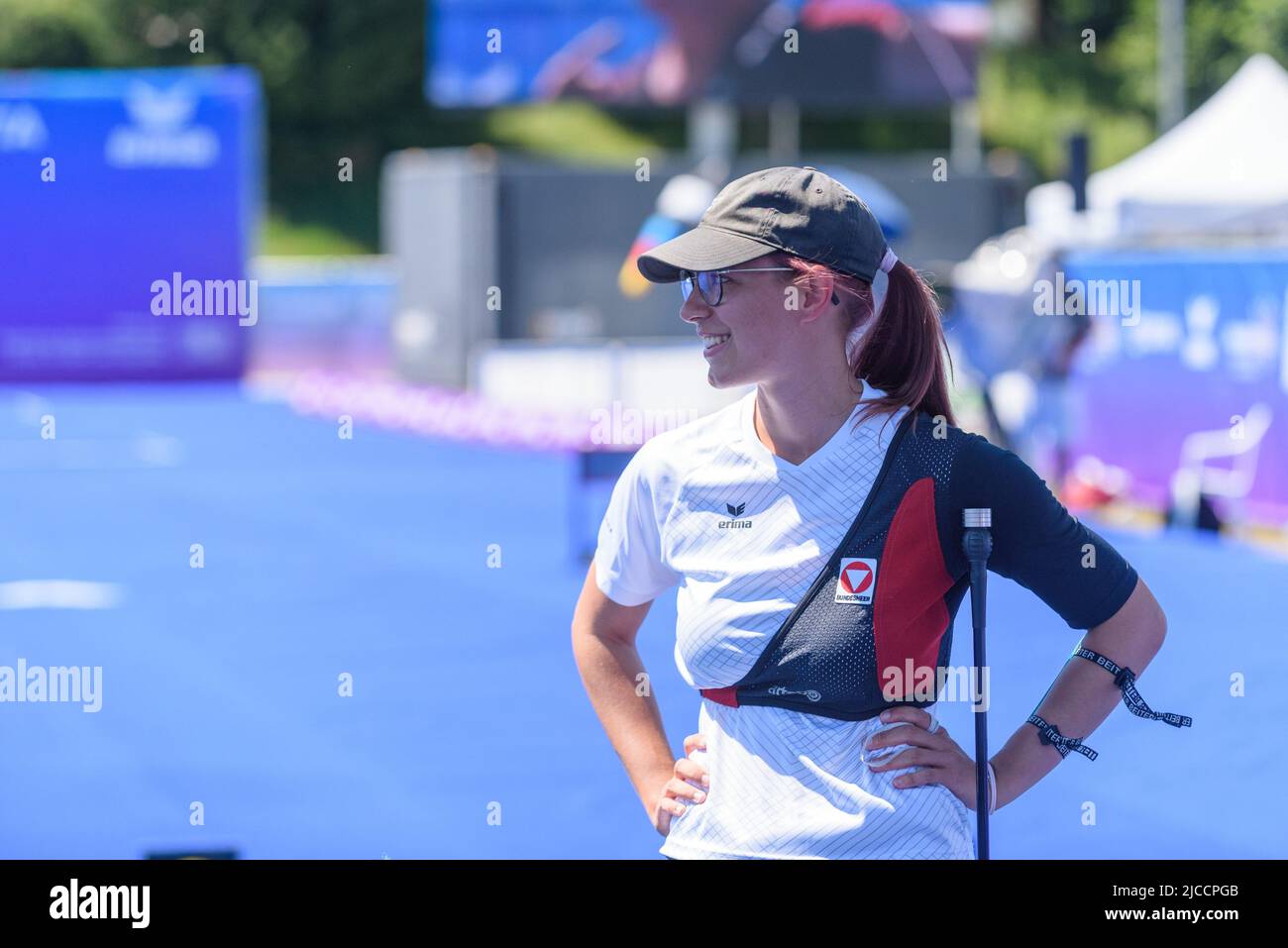 Elisabeth Straka (Austria) after losing the recurve women bronze medla ...