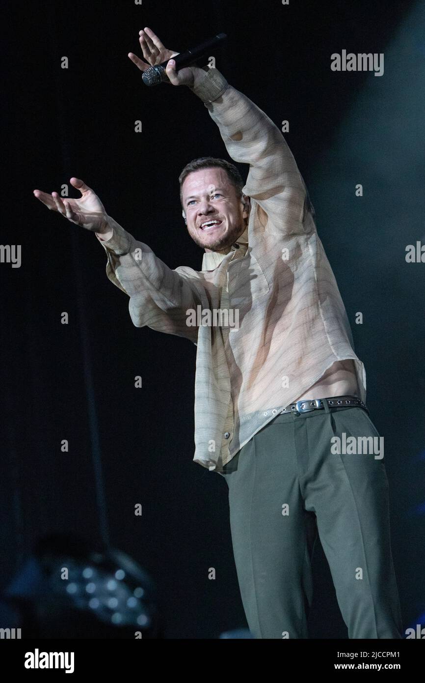 Milan Italy. 11 June 2022. TheAmerican pop rock band IMAGINE DRAGONS ...
