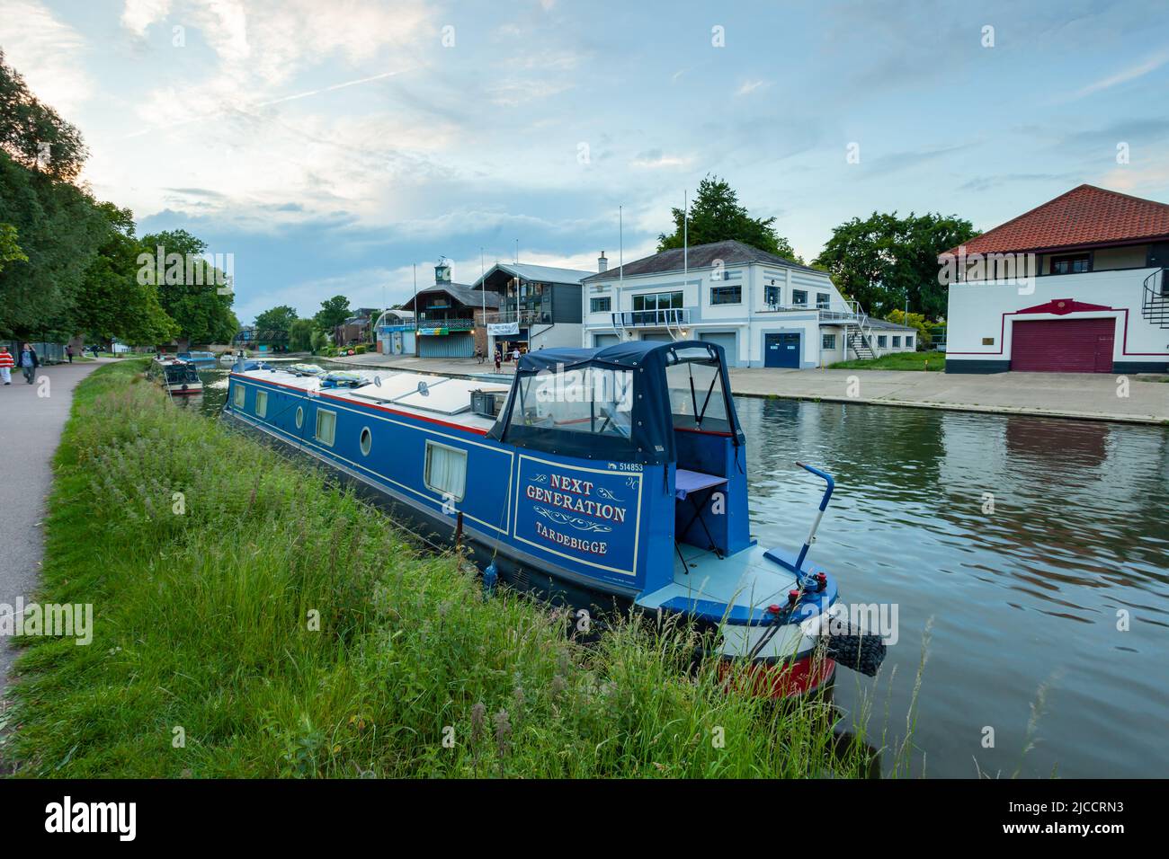 Houseboat on river Cam in Cambridge, England Stock Photo - Alamy