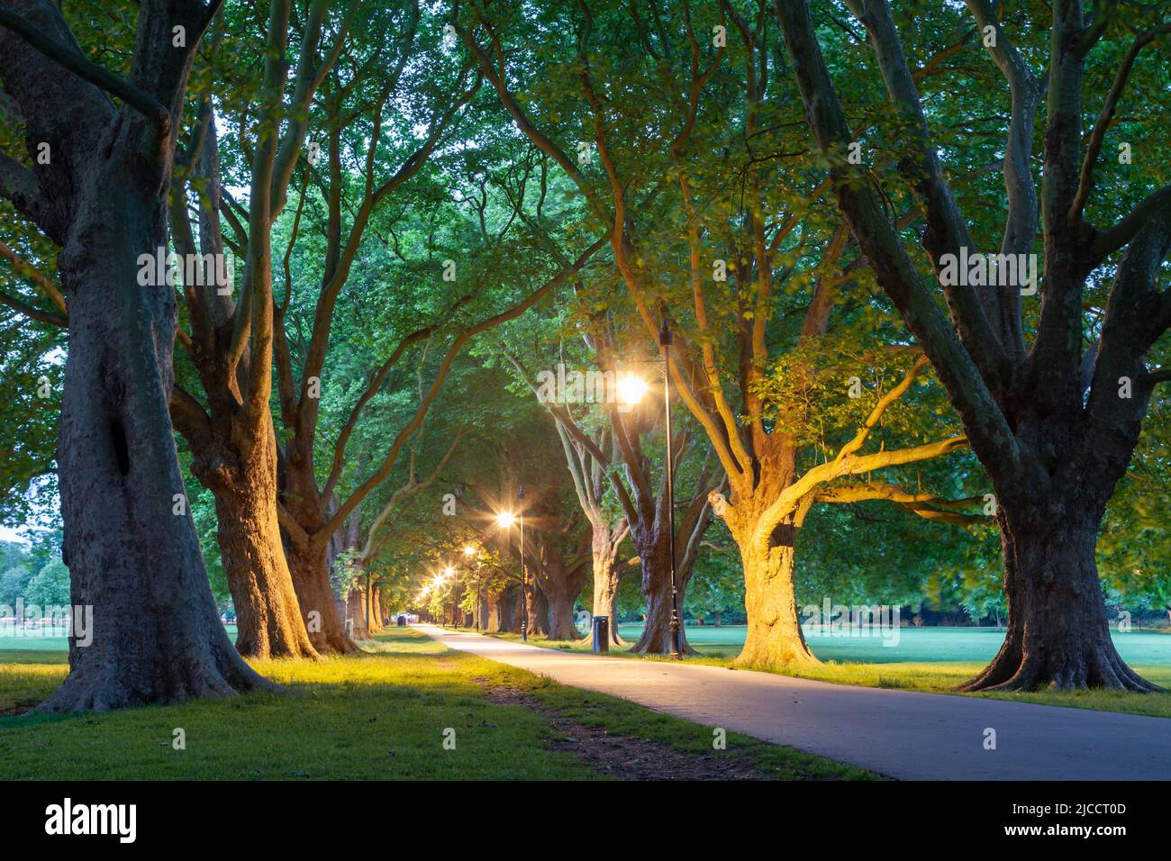 Jesus green park footpath hi-res stock photography and images - Alamy