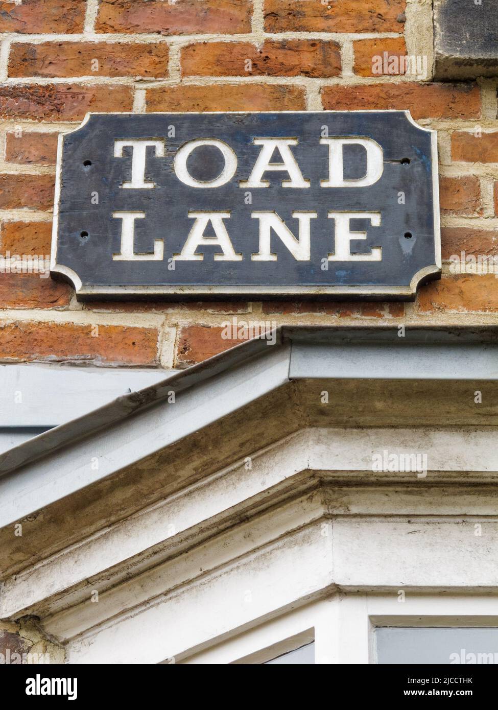 Toad Lane, street sign, Rochdale Stock Photo - Alamy