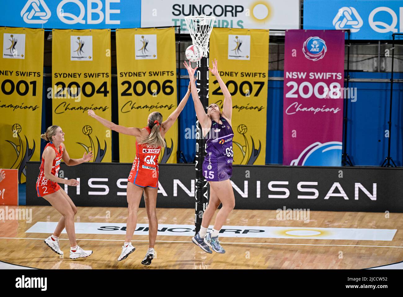 12th June 2022; Ken Rosewall Arena, Sydney, New South Wales, Australia ...