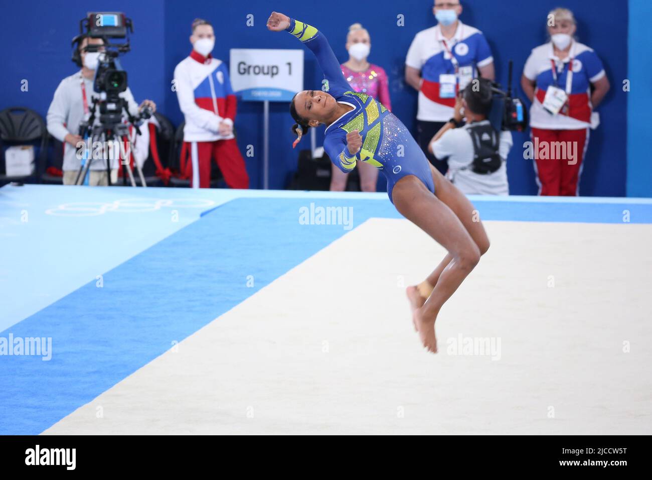 JULY 29th, 2021 - TOKYO, JAPAN: Rebeca Andrade of Brazil competes in ...