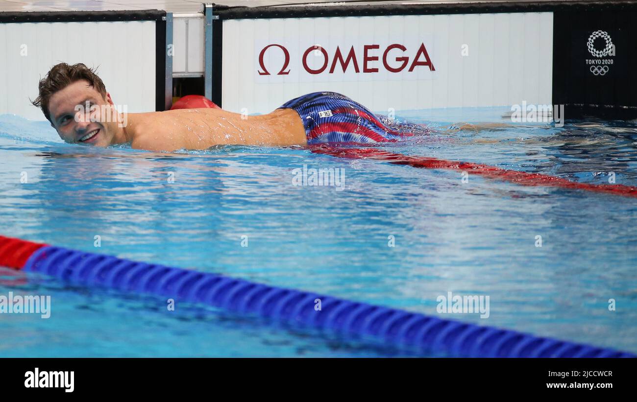 JULY 29th, 2021 - TOKYO, JAPAN: Robert Finke of United States wins the ...