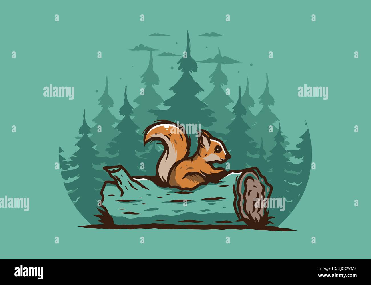 Dead red squirrel Stock Vector Images - Alamy