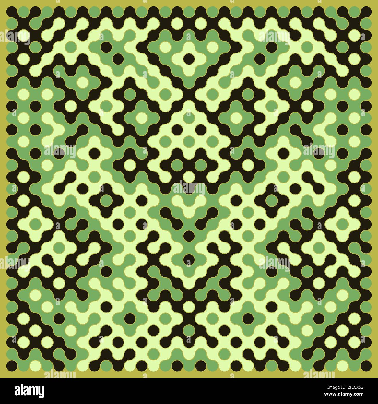 Random color rounded truchet tiling illustration Stock Vector Image ...