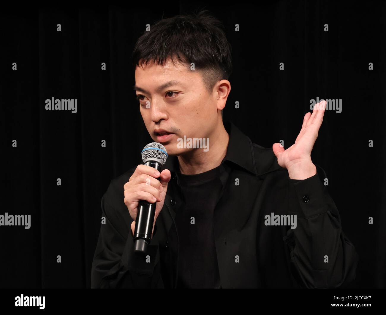 Tokyo, Japan. 12th June, 2022. Japanese film director Kensaku Kakimoto ...