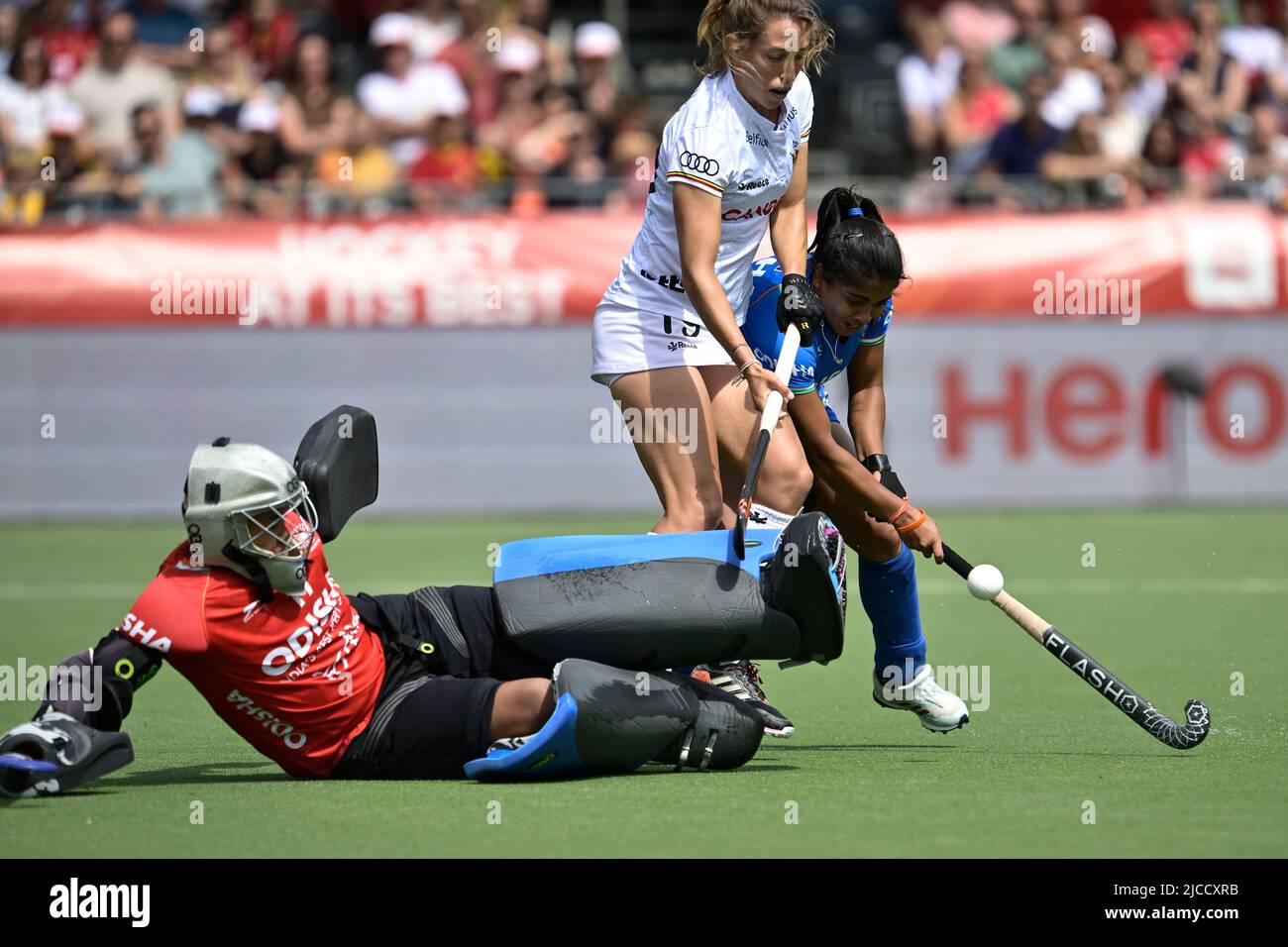 India's Kharibam Bichu Devi, Belgium's Barbara Nelen and India's Neha ...