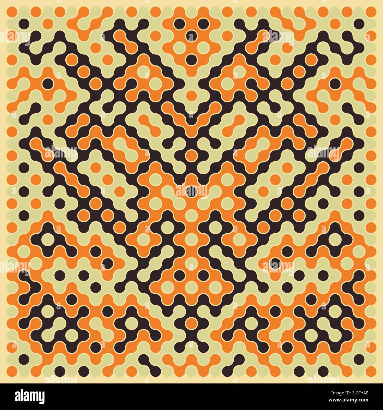 Random color rounded truchet tiling illustration Stock Vector Image ...