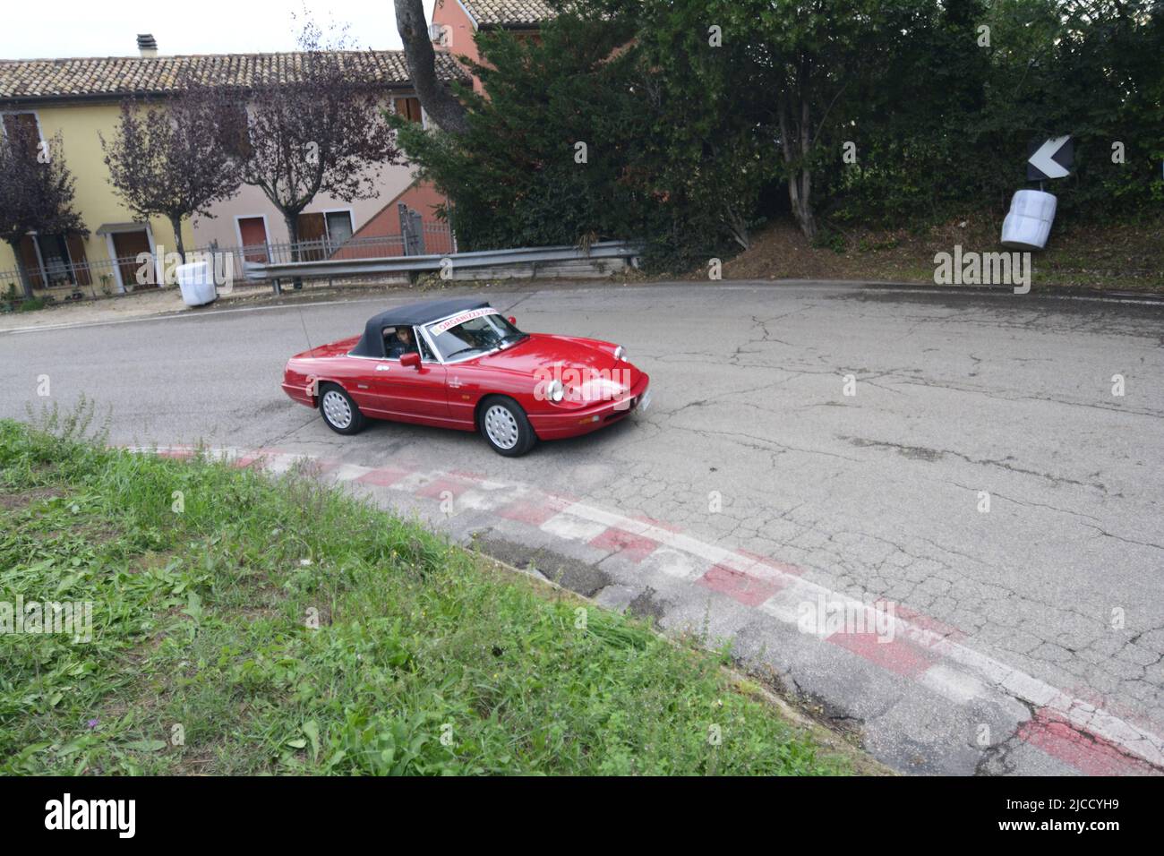 PESARO COLLE SAN BARTOLO , ITALY - OTT 10 - 2021 : alfa romeo spider ...