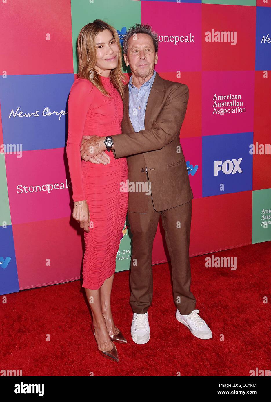 LOS ANGELES, CA - JUNE 11: (L-R) Veronica Smiley and Brian Grazer ...
