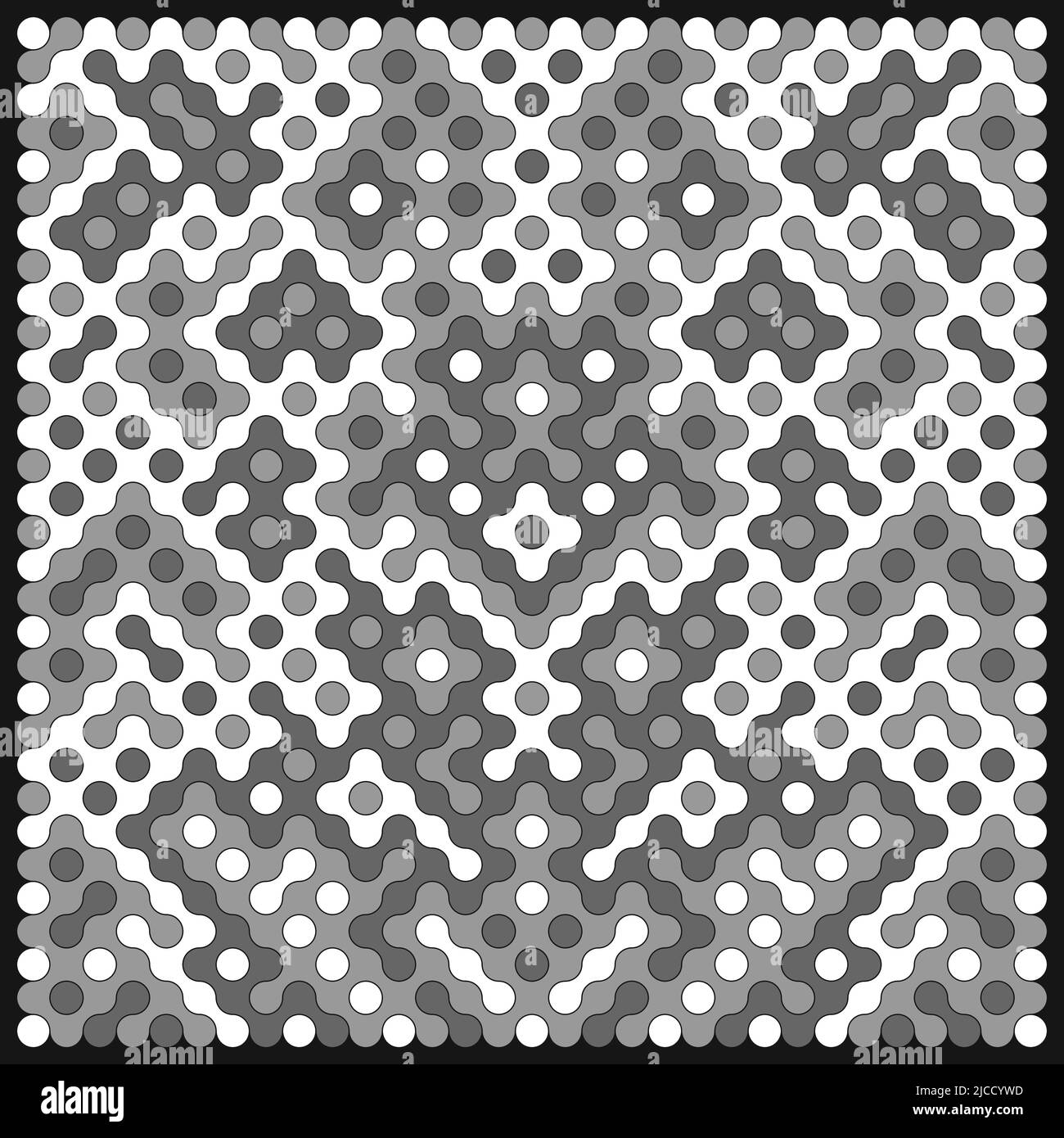 Random color rounded truchet tiling illustration Stock Vector Image ...