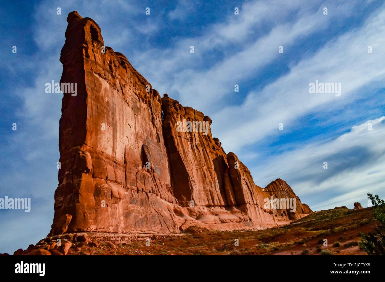 Erosion red rocks. Canyonlands National Park is in Utah near Moab, US ...