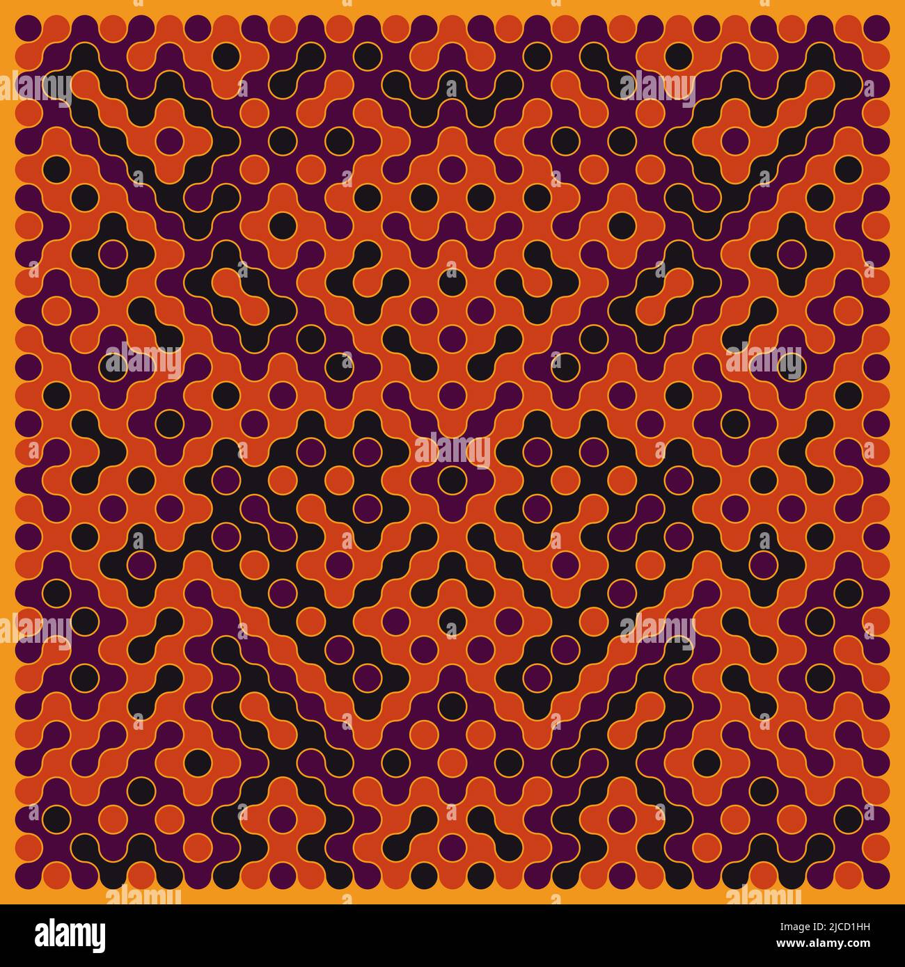 Random color rounded truchet tiling illustration Stock Vector Image ...