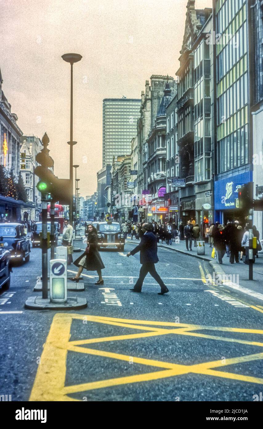 1970s archive image of Oxford Street, London. View is east towards ...