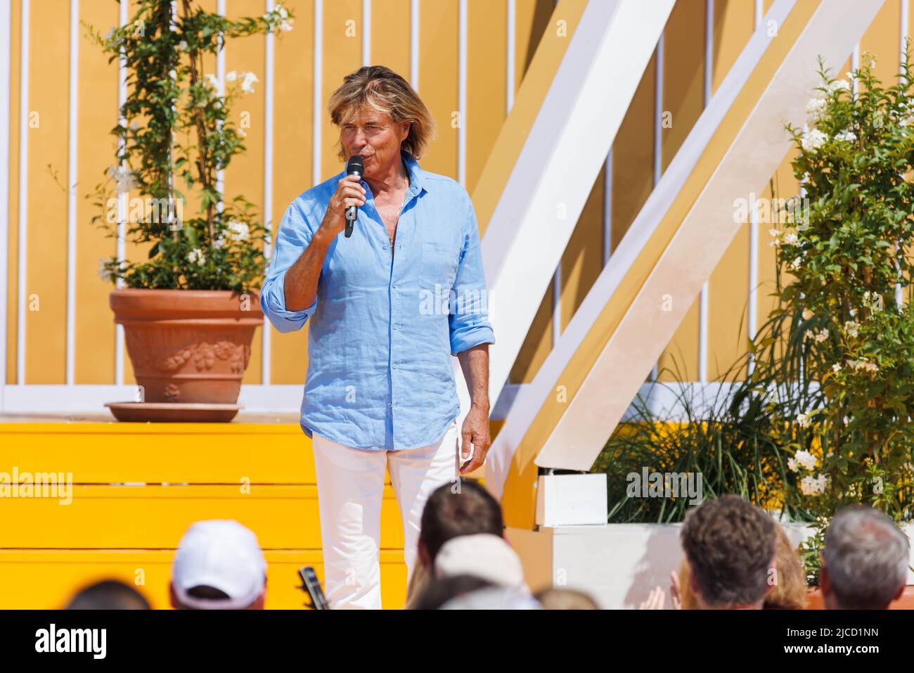 Rust, Germany. 12th June, 2022. Singer Hansi Hinterseer is on stage ...