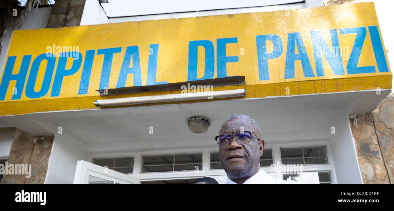 DRC Congo doctor Denis Mukwege pictured during a visit to the Panzi ...