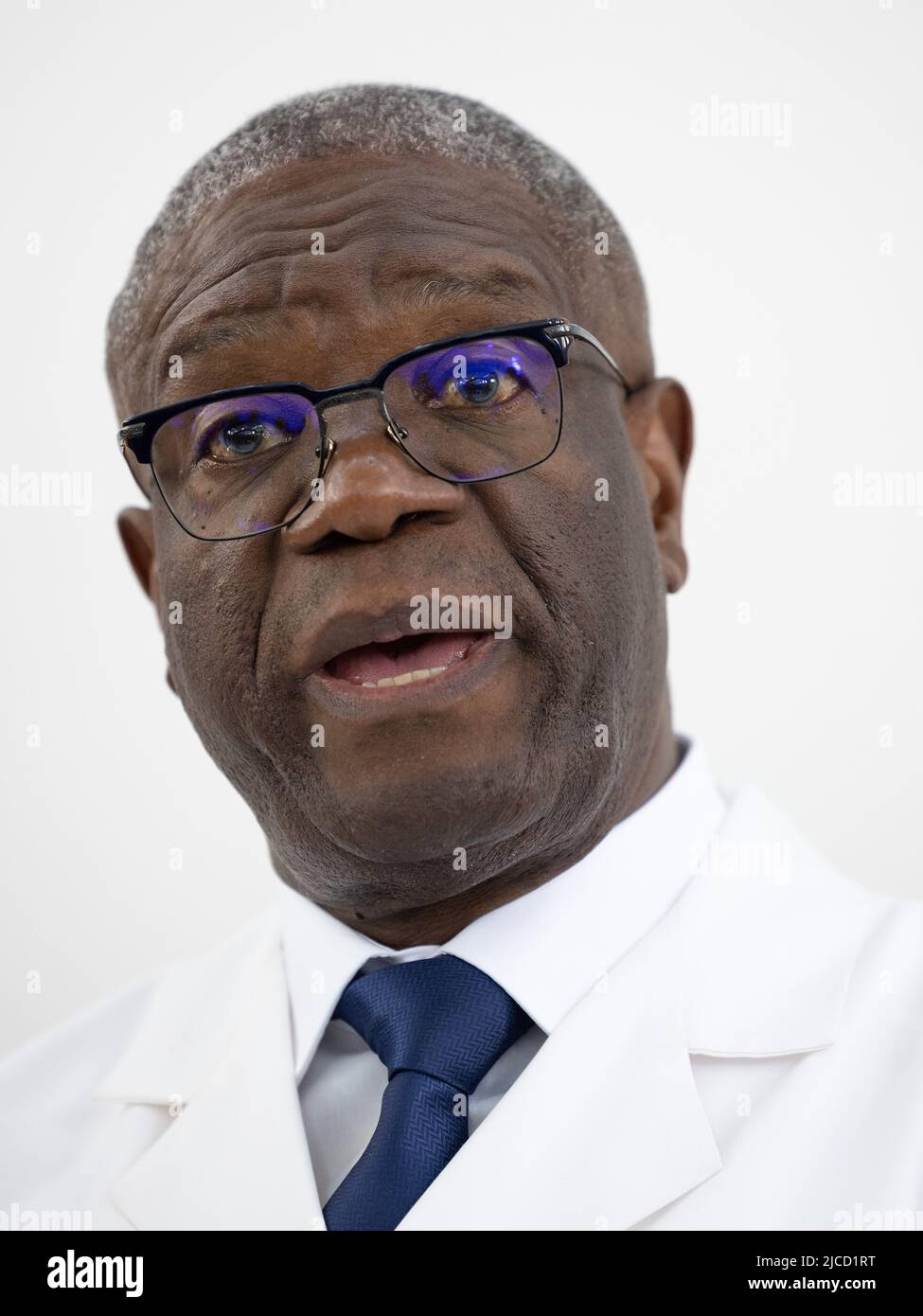 DRC Congo doctor Denis Mukwege pictured during a visit to the Panzi ...