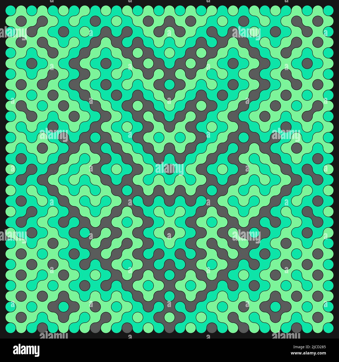 Random color rounded truchet tiling illustration Stock Vector Image ...