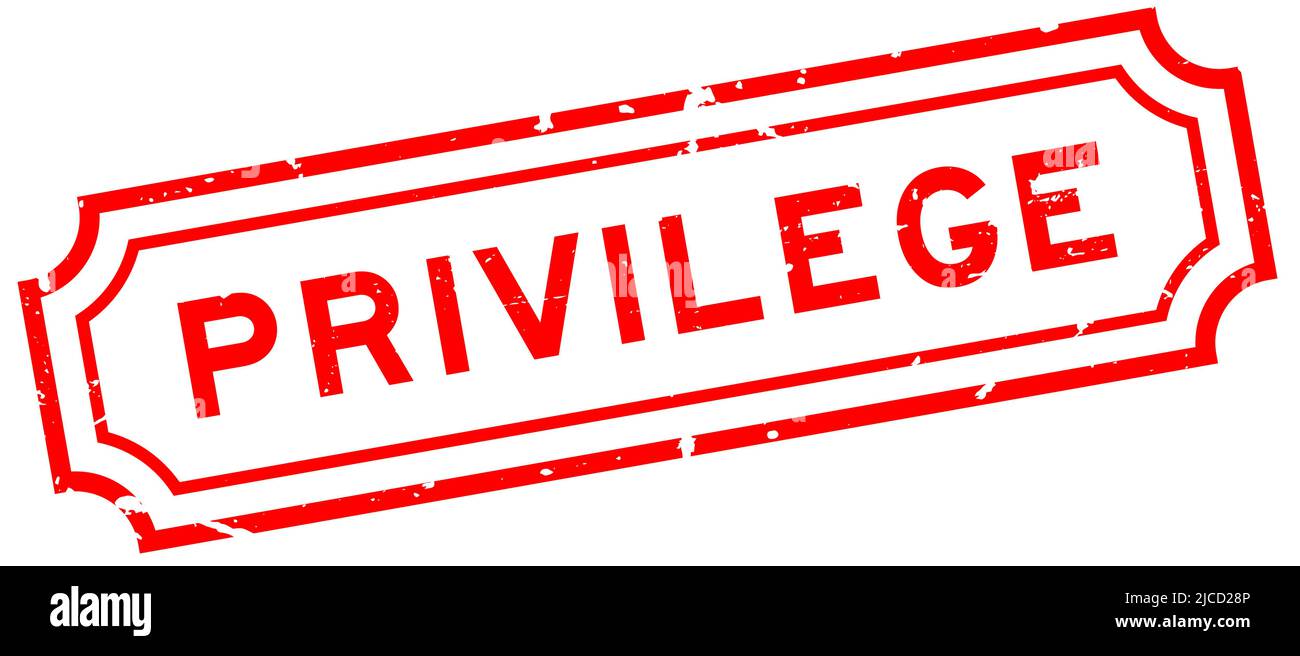 Grunge red privilege word rubber seal stamp on white background Stock Vector Image & Art - Alamy