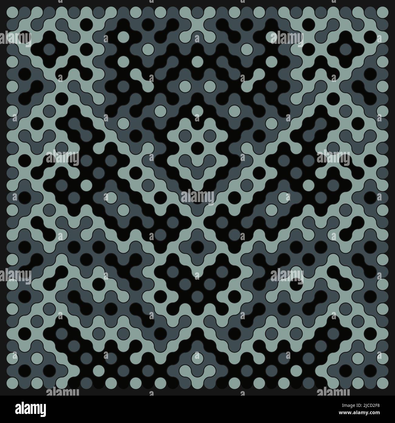 Random color rounded truchet tiling illustration Stock Vector Image ...