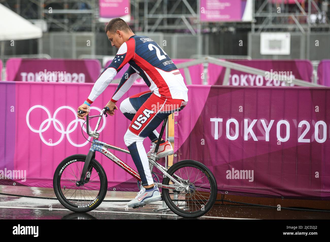JULY 30th, 2021 - TOKYO, JAPAN: Corben Sharrah of United States (24) in ...