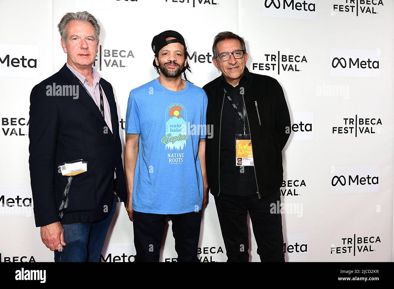 Michael Shevloff, Savion Glover & Paul Crowder attend the screening of ...