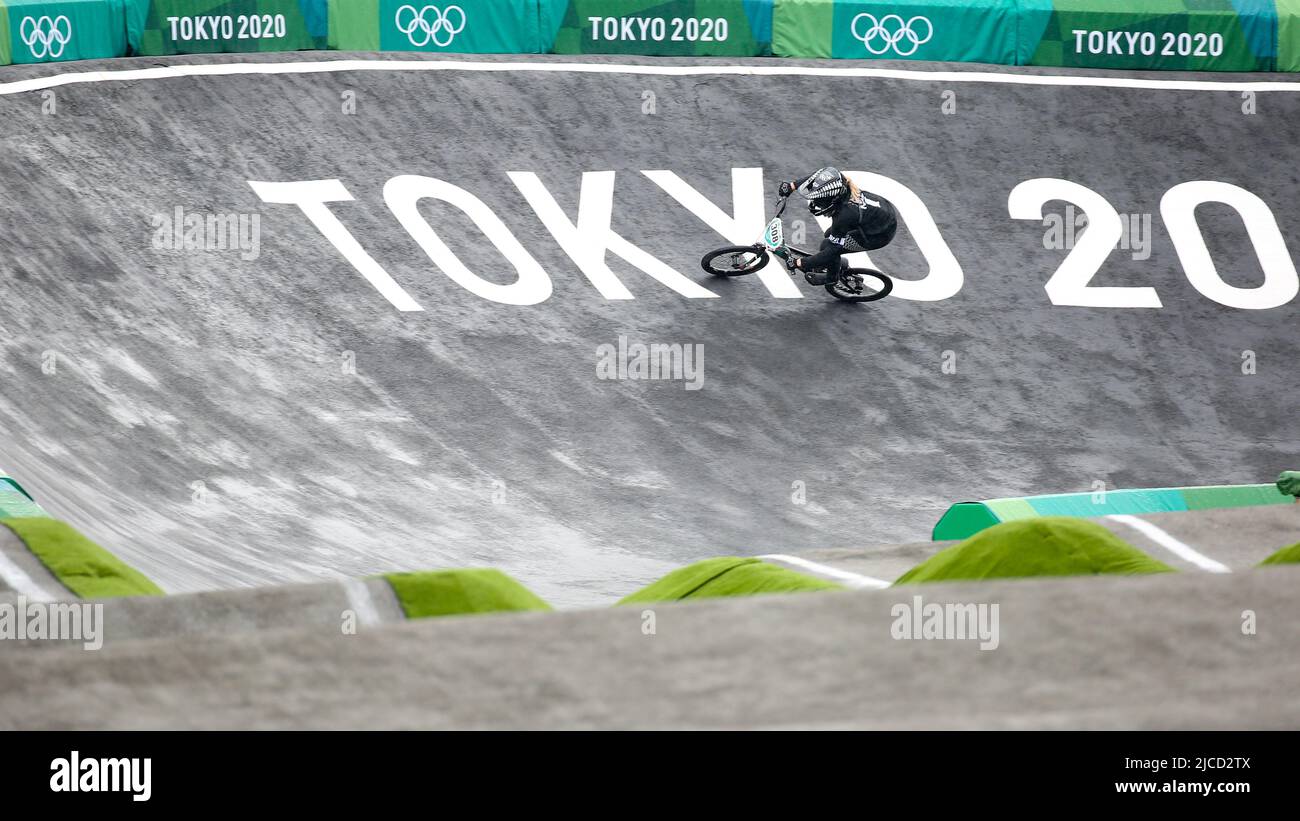 JULY 30th, 2021 - TOKYO, JAPAN: Rebecca Petch of New Zealand (308) in ...