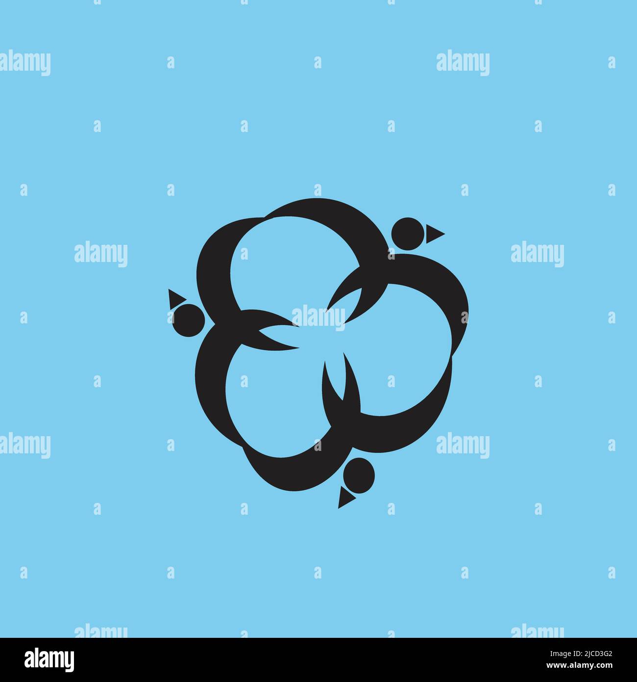 Symbol of swallow birds in a circle logo Stock Vector Image & Art - Alamy