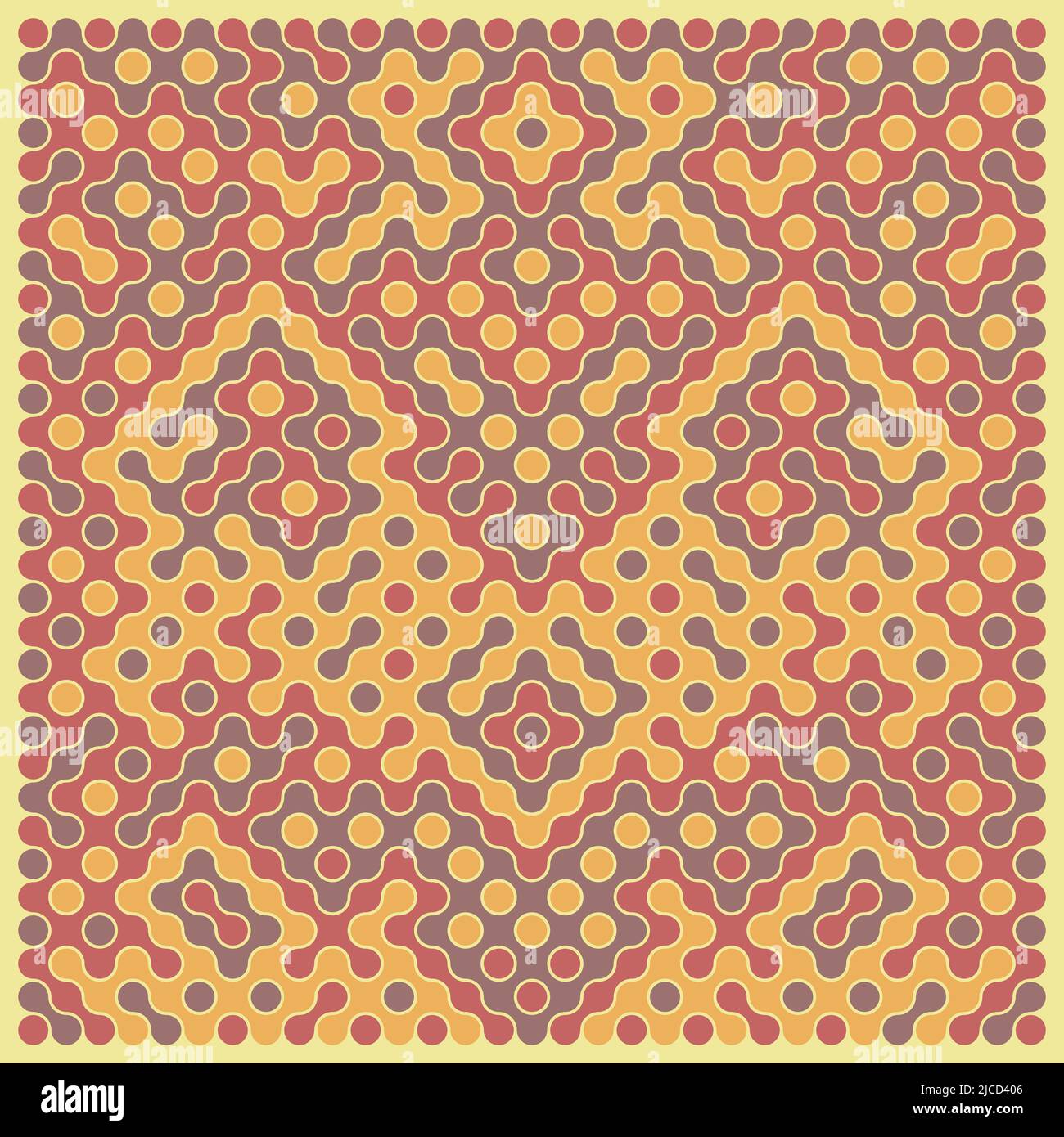 Random color rounded truchet tiling illustration Stock Vector Image ...