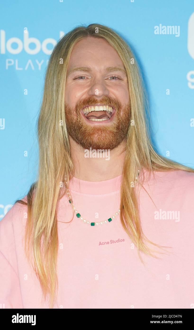 Sam Ryder backstage during Capital's Summertime Ball with Barclaycard ...