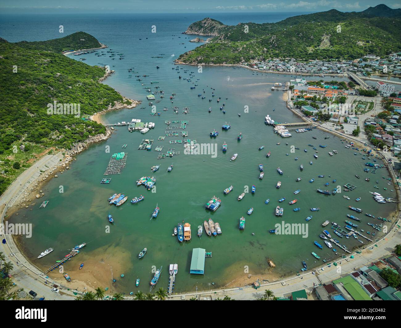 May 27, 2022: Scenery of Vinh Hy Bay, Ninh Thuan Province, Vietnam ...