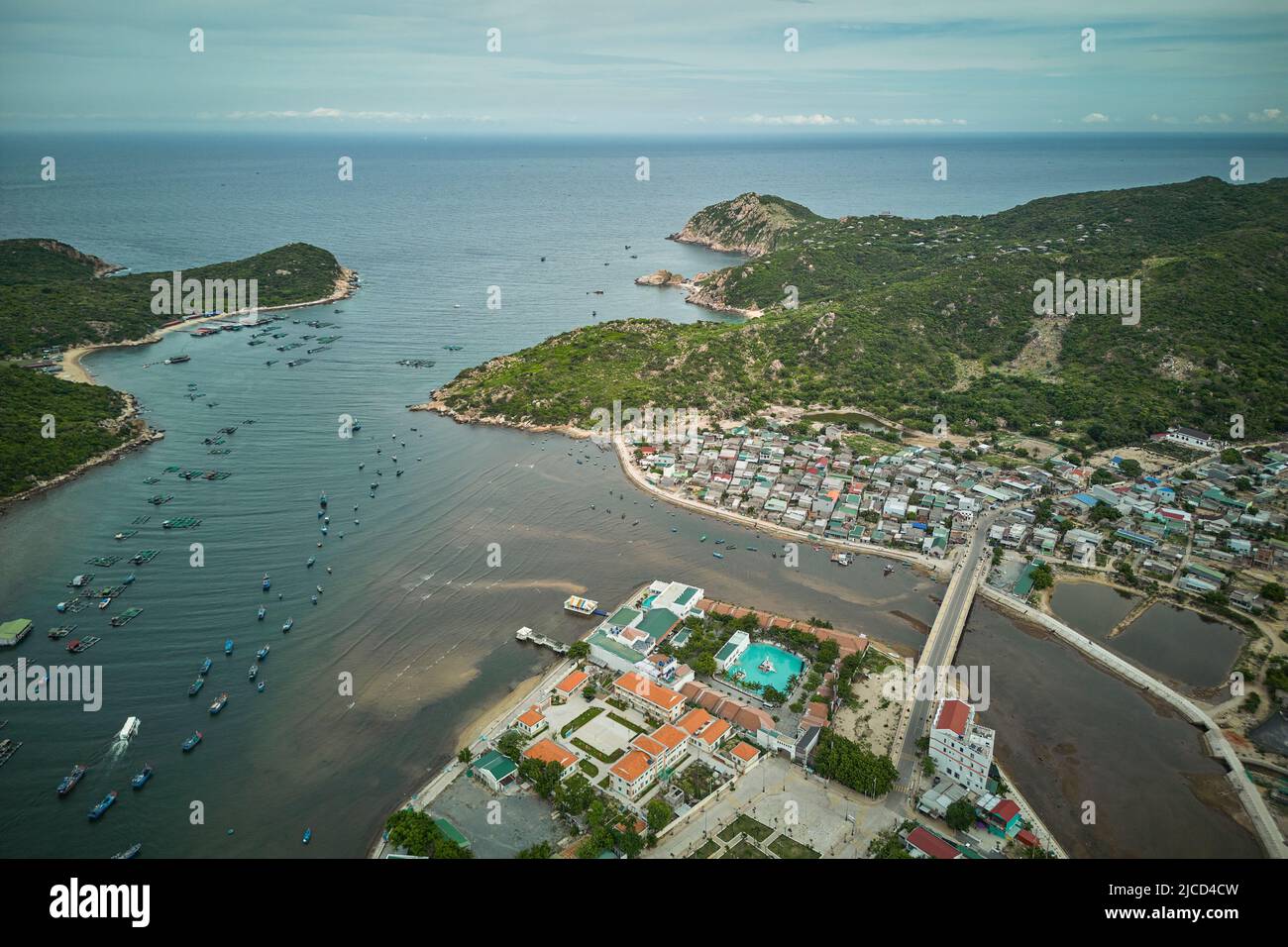May 27, 2022: Scenery of Vinh Hy Bay, Ninh Thuan Province, Vietnam ...