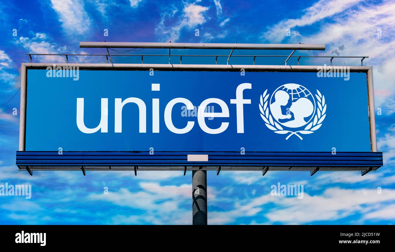Unicef logo hi-res stock photography and images - Alamy