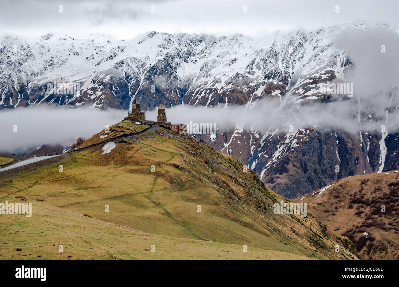 Stepantsminda, kazbegi georgia hi-res stock photography and images - Alamy