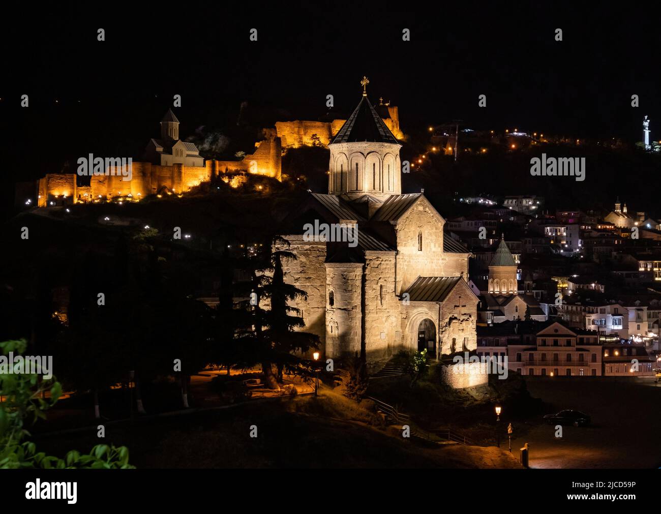 City metekhi church hi-res stock photography and images - Alamy