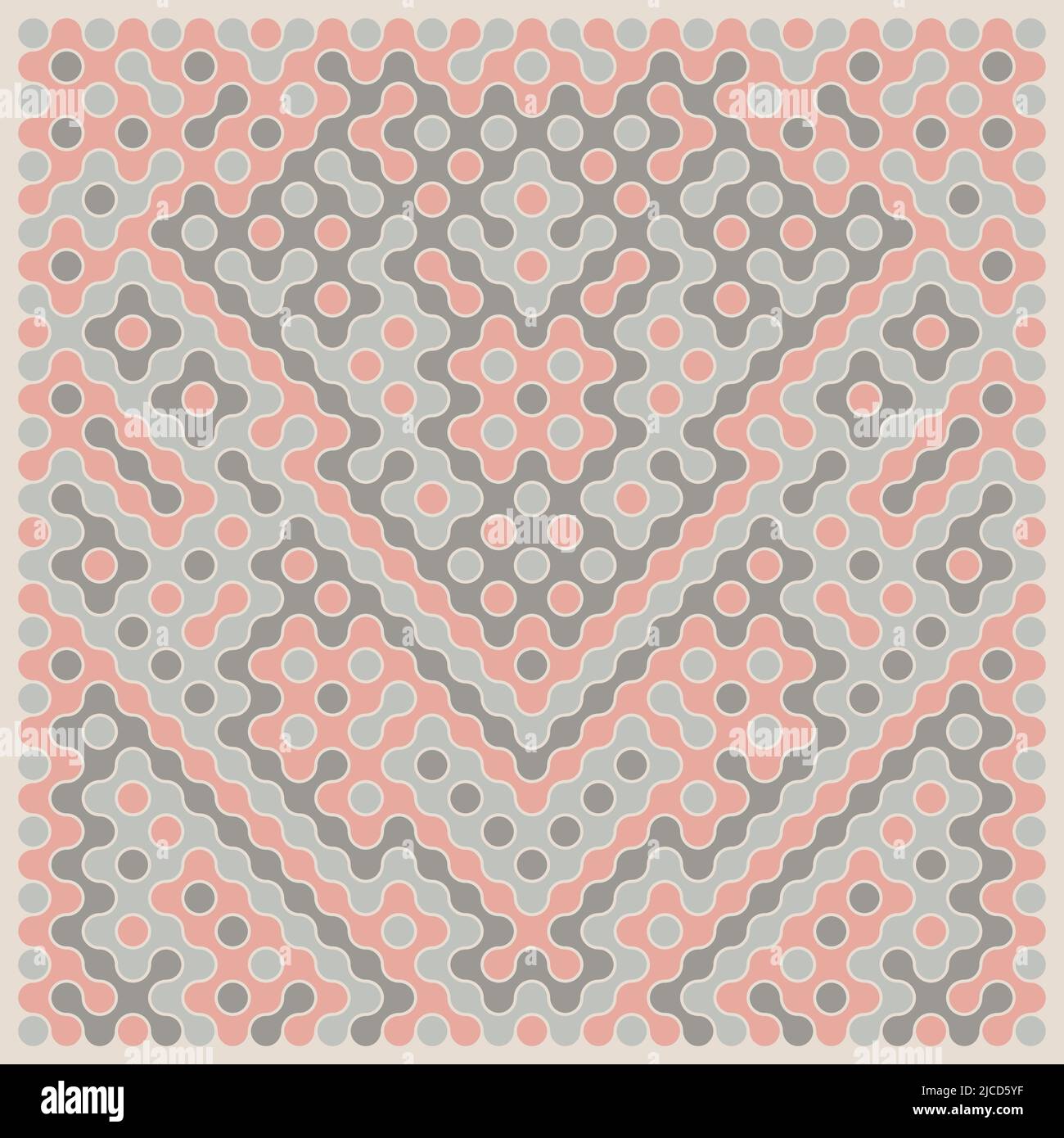 Random color rounded truchet tiling illustration Stock Vector Image ...