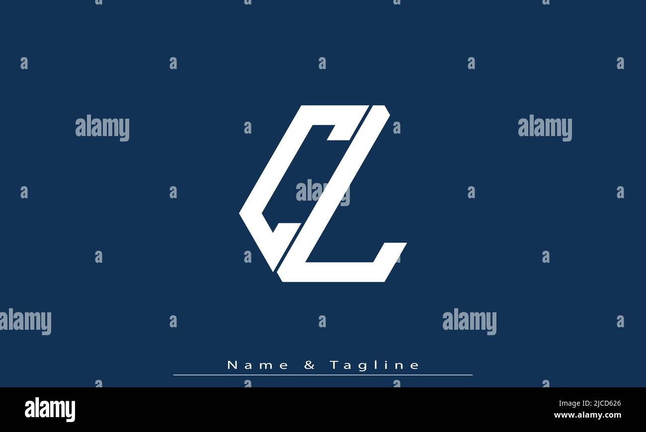 Alphabet letters Initials Monogram logo CL , LC Stock Vector Image & Art - Alamy