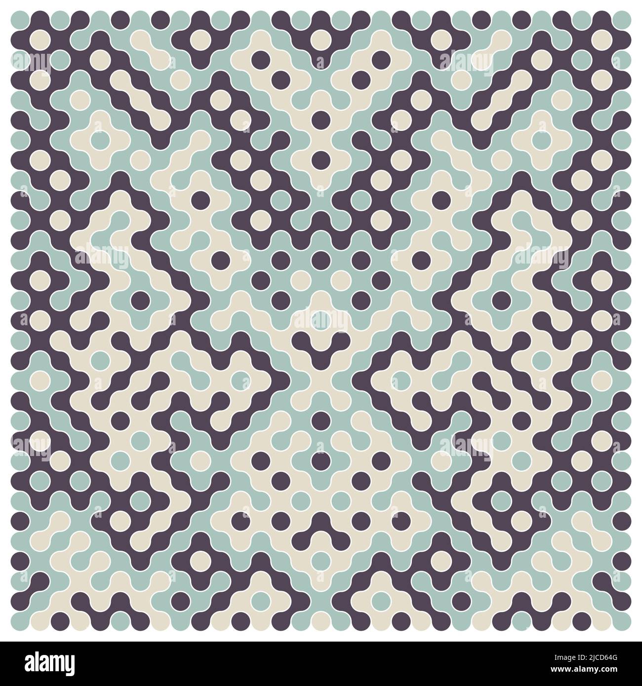 Random color rounded truchet tiling illustration Stock Vector Image ...