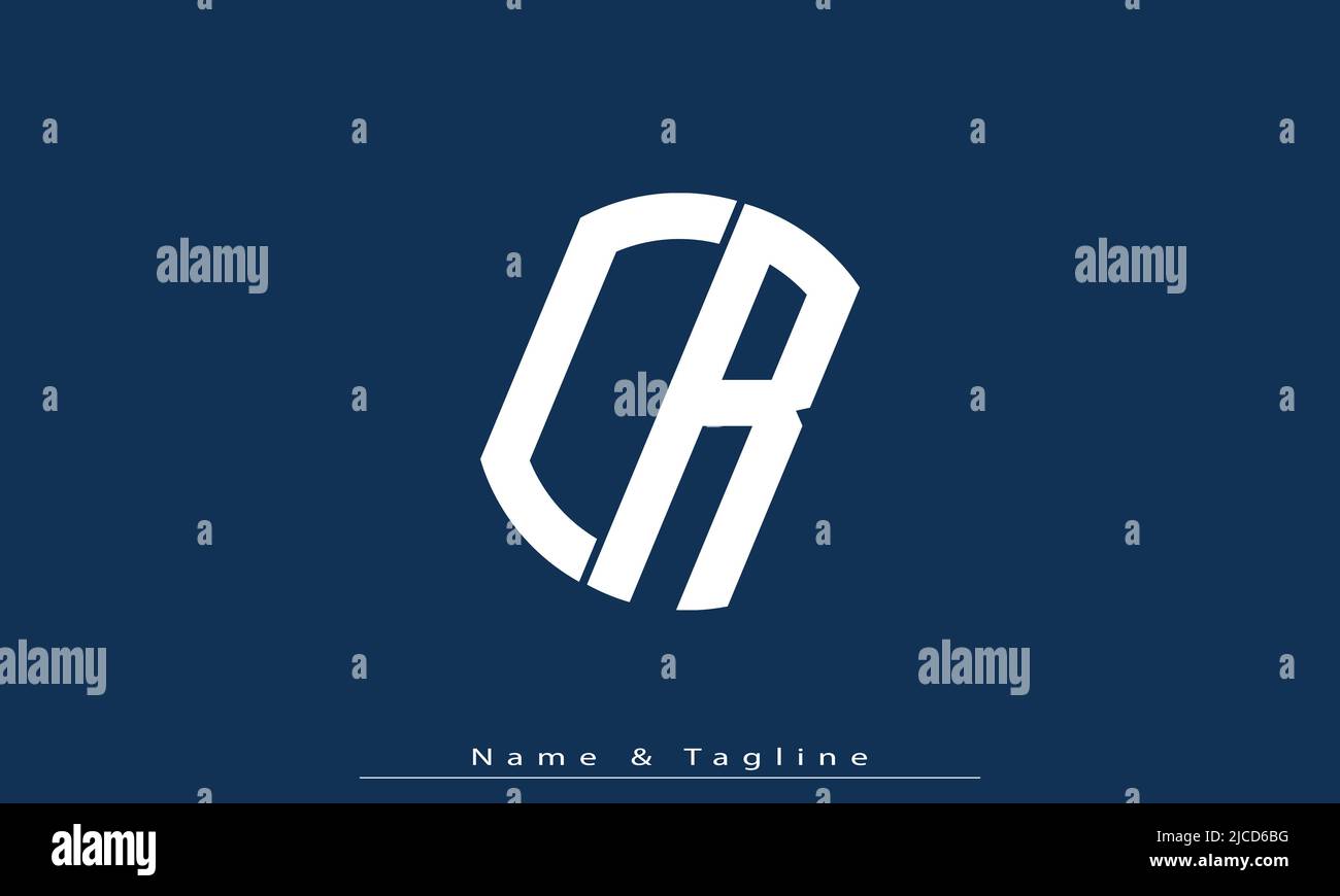 Alphabet letters Initials Monogram logo CR , RC Stock Vector Image ...