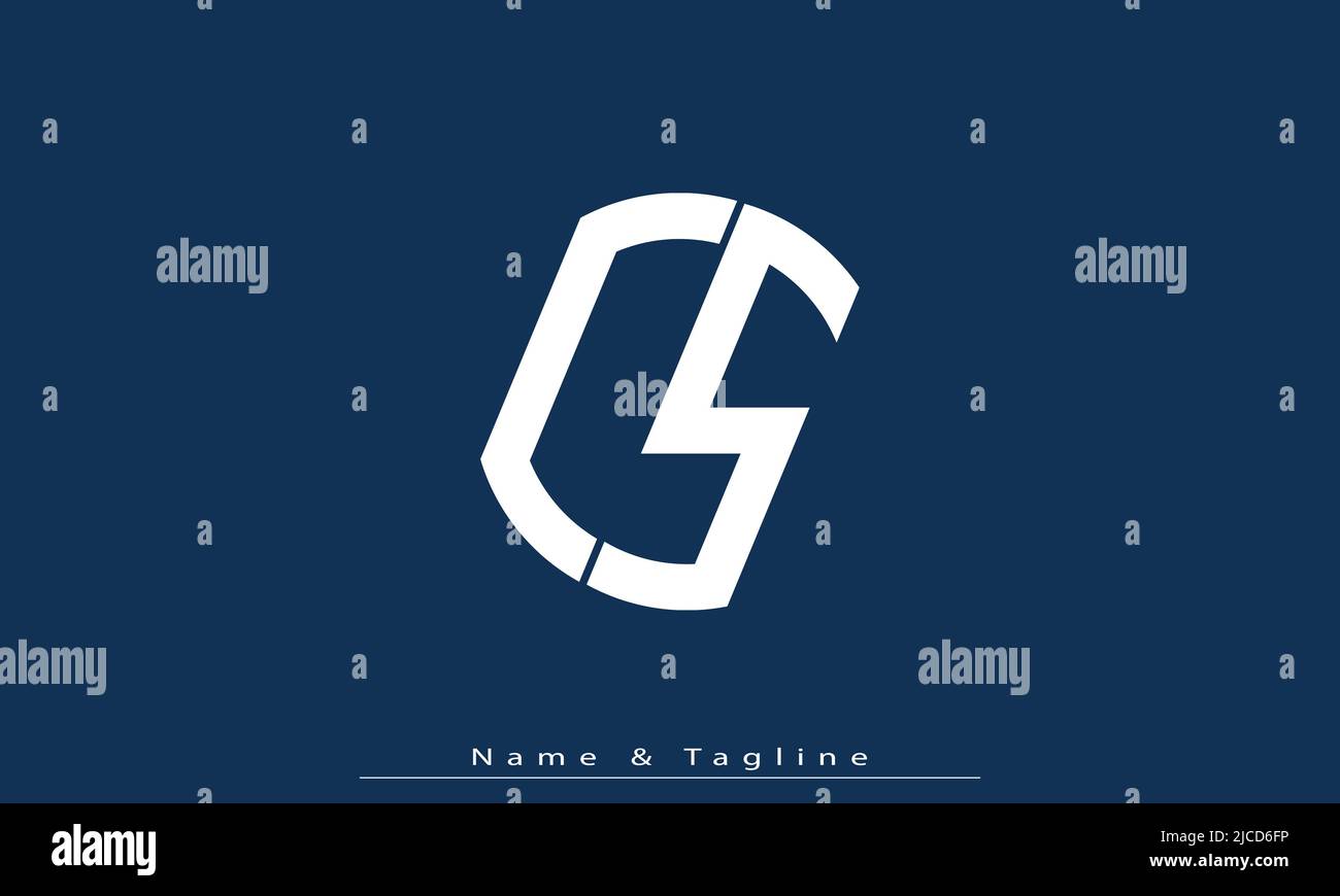 Alphabet letters Initials Monogram logo CS , SC Stock Vector Image ...