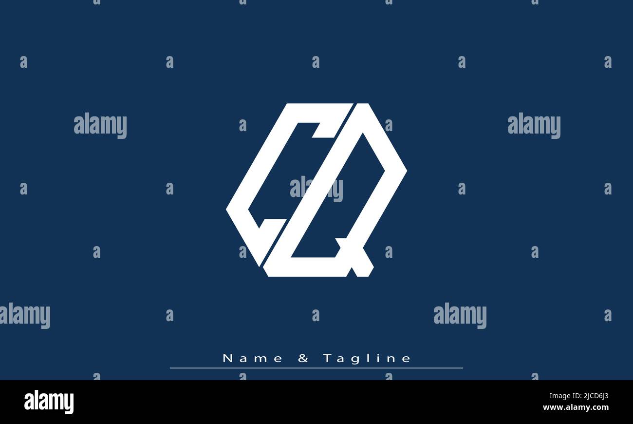 Letter cq logo hi-res stock photography and images - Alamy