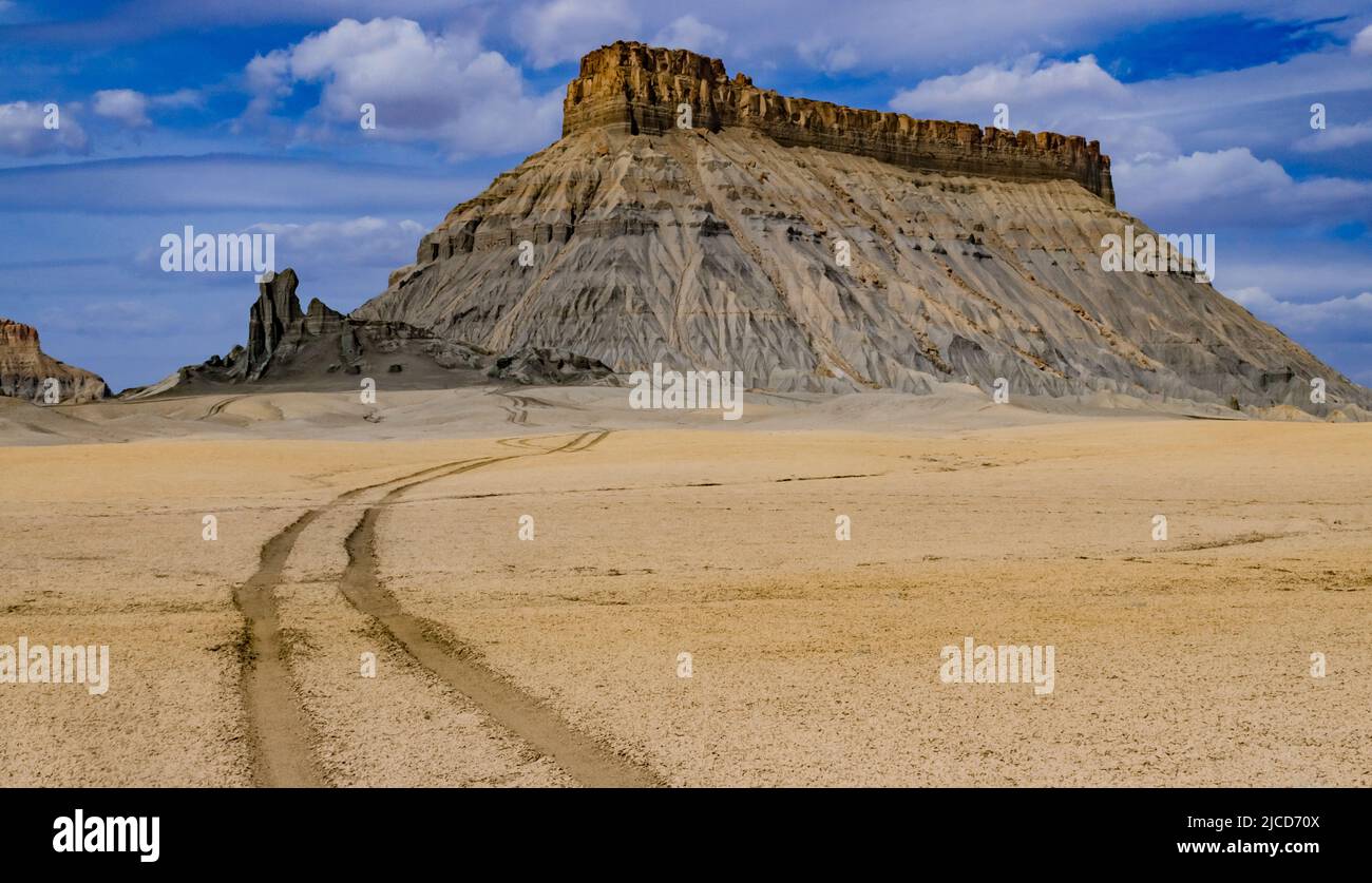 Factory Butte is a summit in Wayne County, Utah, in the United States ...