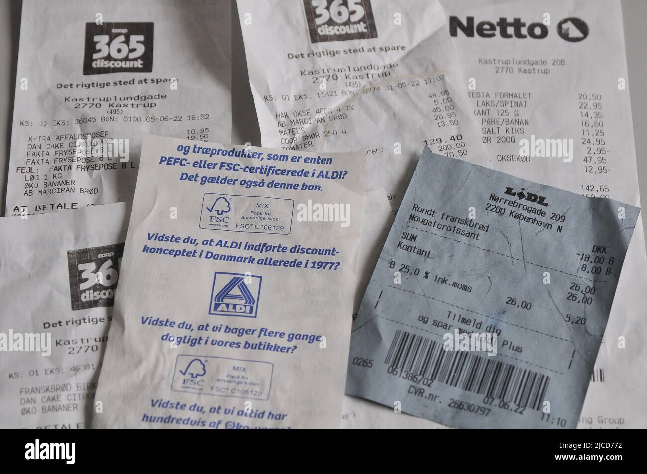 Grocery receip hi-res stock photography and images - Alamy